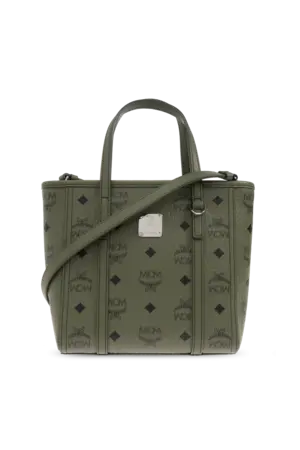 Mcm Handbag With Visetos Print - Green