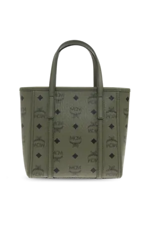 Mcm Handbag With Visetos Print - Green