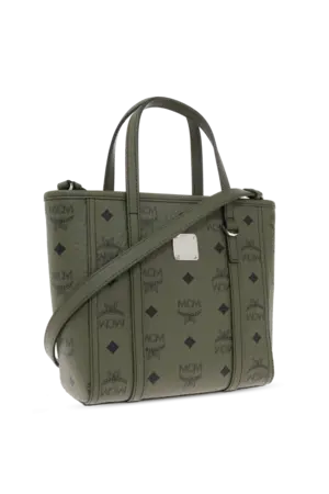 Mcm Handbag With Visetos Print - Green