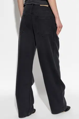 Isabel Marant Étoile Rodayna Wide-leg Jeans - Black