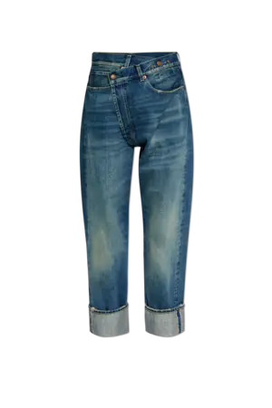 R13 Logo Jeans