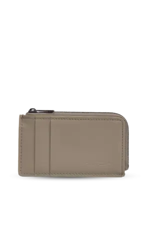 Yohji Yamamoto Card Case From The Discord Collection - Beige