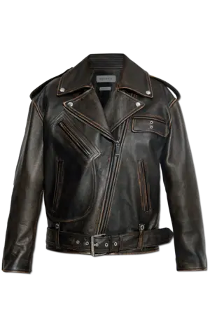 Alexander McQueen Leather Biker Jacket