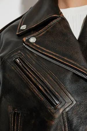 Alexander McQueen Leather Biker Jacket