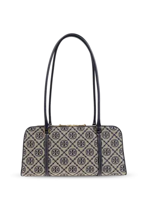 Tory Burch T Monogram Small Shoulder Bag - Beige