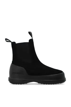 Moon Boot Mb Luna Chelsea Suede Snow Boots - Black