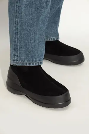Moon Boot Mb Luna Chelsea Suede Snow Boots - Black