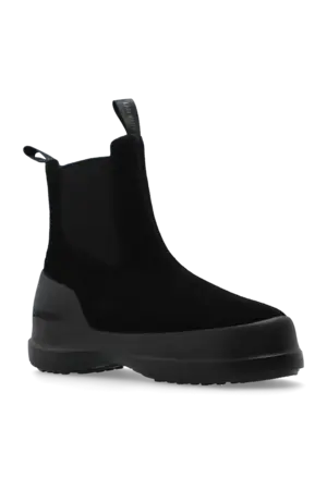 Moon Boot Mb Luna Chelsea Suede Snow Boots - Black