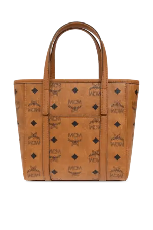 Mcm Monogram Handbag - Brown