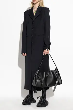 Balenciaga Long Coat With Vintage Effect