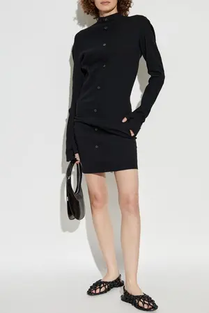 Issey Miyake Long Sleeve Mini Dress