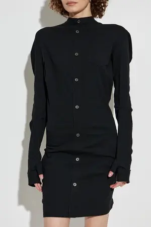 Issey Miyake Long Sleeve Mini Dress