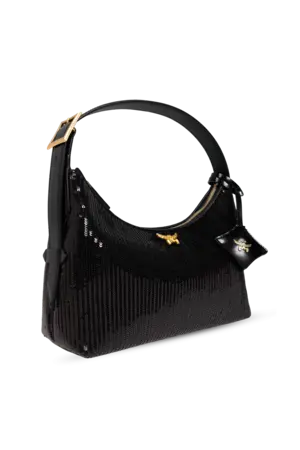 Mcm Sequin Shoulder Bag