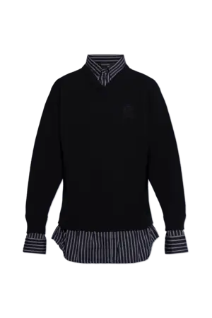 Balenciaga V-neck Wool Sweater