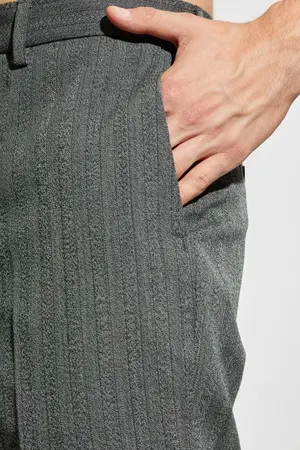 TOD’S Creased Pinstripe Trousers
