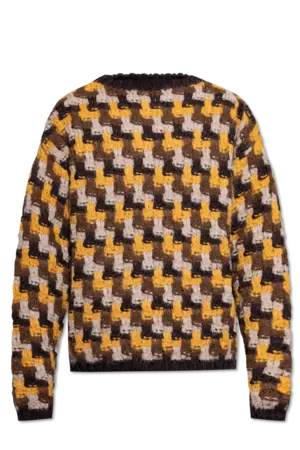 Moncler Apres-ski Geometric Pattern Sweater - Multicolour