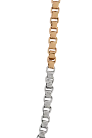 ALLSAINTS Brass Dual-tone Necklace - Silver