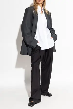 MAISON MARGIELA Creased Trousers - Black