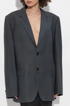 MAISON MARGIELA Wool Blazer - Grey