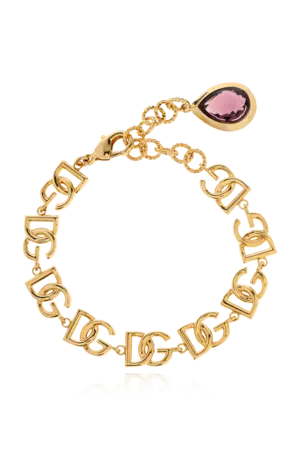 Dolce & Gabbana Dg Monogram Crystal Bracelet