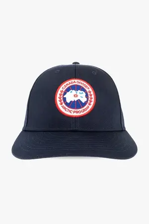 Canada Goose Logo Patch Baseball Cap - Navy Blue