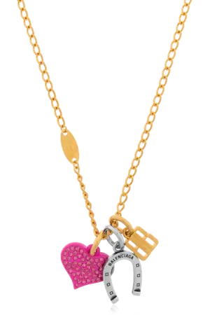 Balenciaga Necklace With Charms - Gold