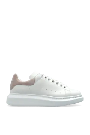 Alexander McQueen Leather Sneakers - White