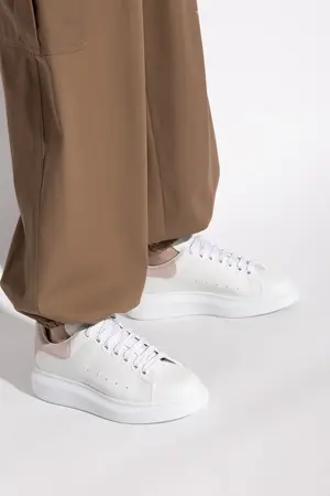 Alexander McQueen Leather Sneakers - White