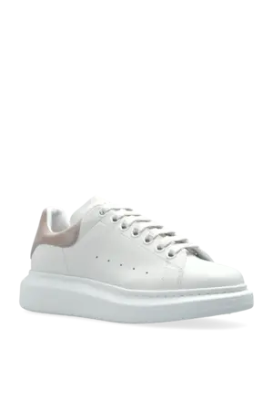 Alexander McQueen Leather Sneakers - White
