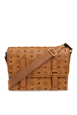Mcm Monogram Bag - Brown