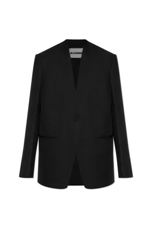 JIL SANDER Blazer With Silk Trim