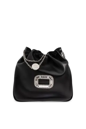 ROGER VIVIER Pilgrim Mini Shoulder Bag - Black