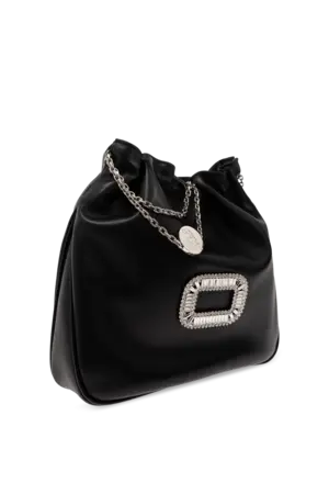 ROGER VIVIER Pilgrim Mini Shoulder Bag - Black