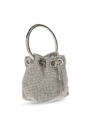 JIMMY CHOO Bon Bon Bucket Bag - Silver