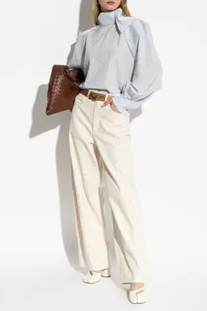 Marni Trousers With Embroidered Pattern