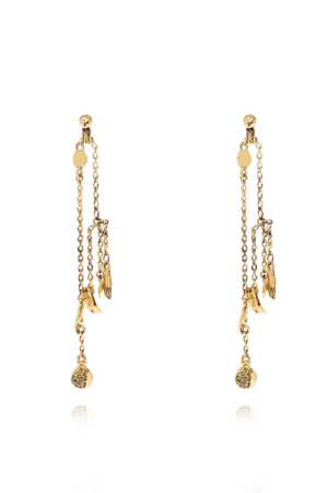 LEMAIRE Brass Charm Earrings - Gold