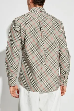 Burberry Checked Pattern Shirt