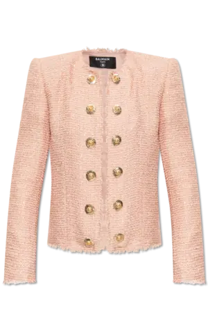 Balmain Sequin-embellished Tweed Blazer