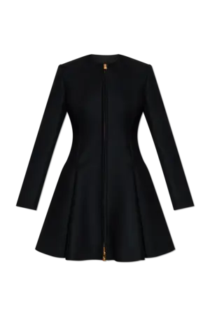 Versace Wool Coat With Medusa Emblem