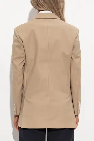 Max Mara Double-breasted "suez" Blazer - Beige