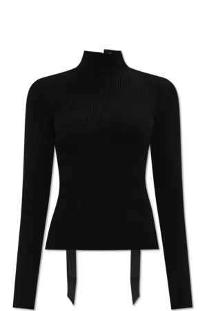 Balenciaga Top With Decorative Ribbon Interlacing