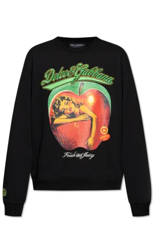 Dolce & Gabbana Printed Sweatshirts Hoodies For Men
