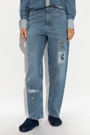 Marni Wide-leg Rigid Denim Jeans