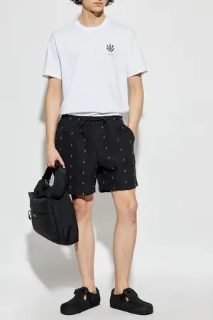 Rag & Bone Cotton-linen Blend Shorts