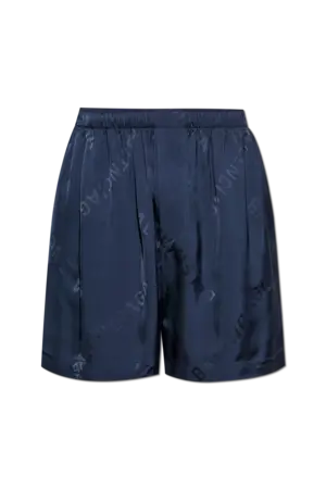 Balenciaga Monogram Viscose Shorts
