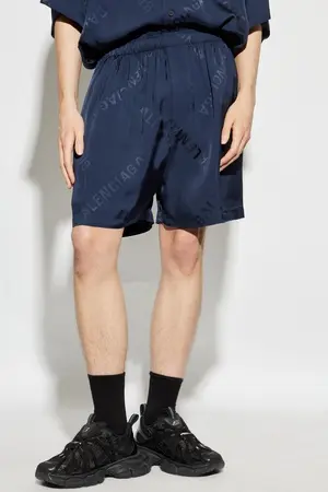 Balenciaga Monogram Viscose Shorts