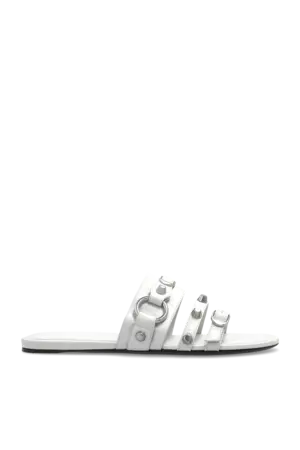 Balenciaga City Slides White
