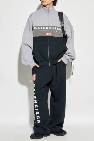 Balenciaga Sweatpants With Printed Logo