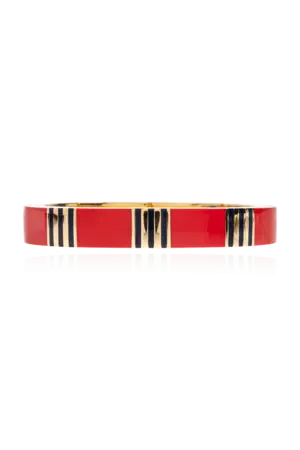 Tory Burch Enamelled Bracelet - Red