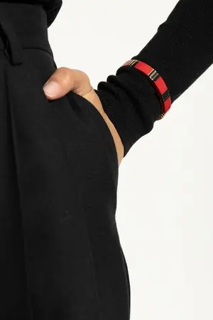 Tory Burch Enamelled Bracelet - Red